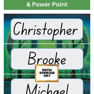 Indigenous Student Name Cards, Aboriginal Printable Classroom Resources ...