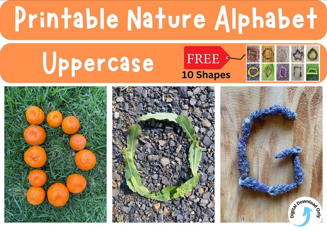 Alphabet Letters, Alphabet Posters, Natures, Alphabet, Natural, Nature ...