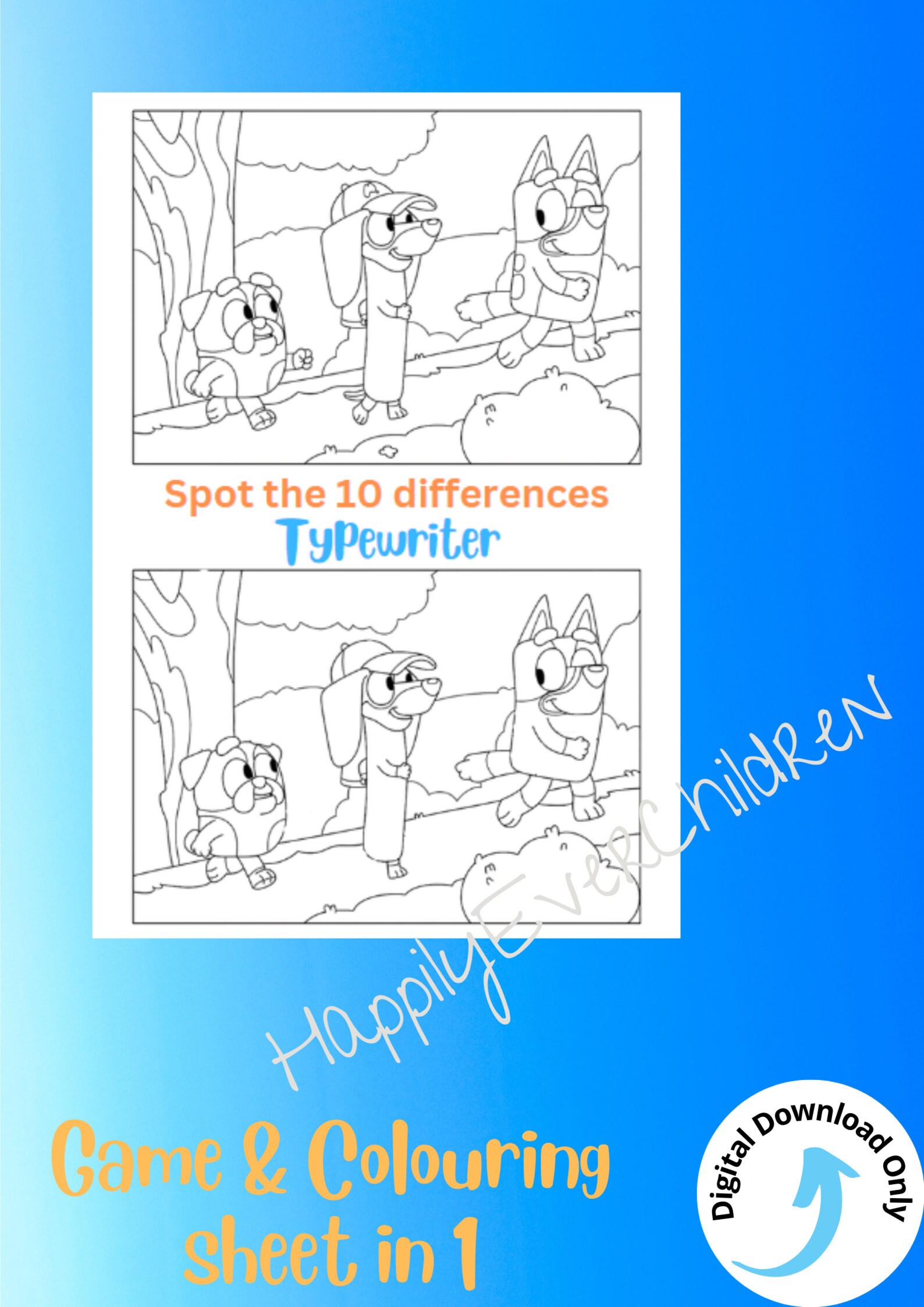 Spot the Difference Activity Page, Spot the Difference, Spot the ...
