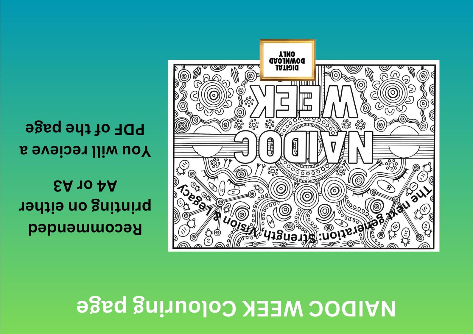 NAIDOC WEEK Printable Colouring Page for Students, NAIDOC Week ...