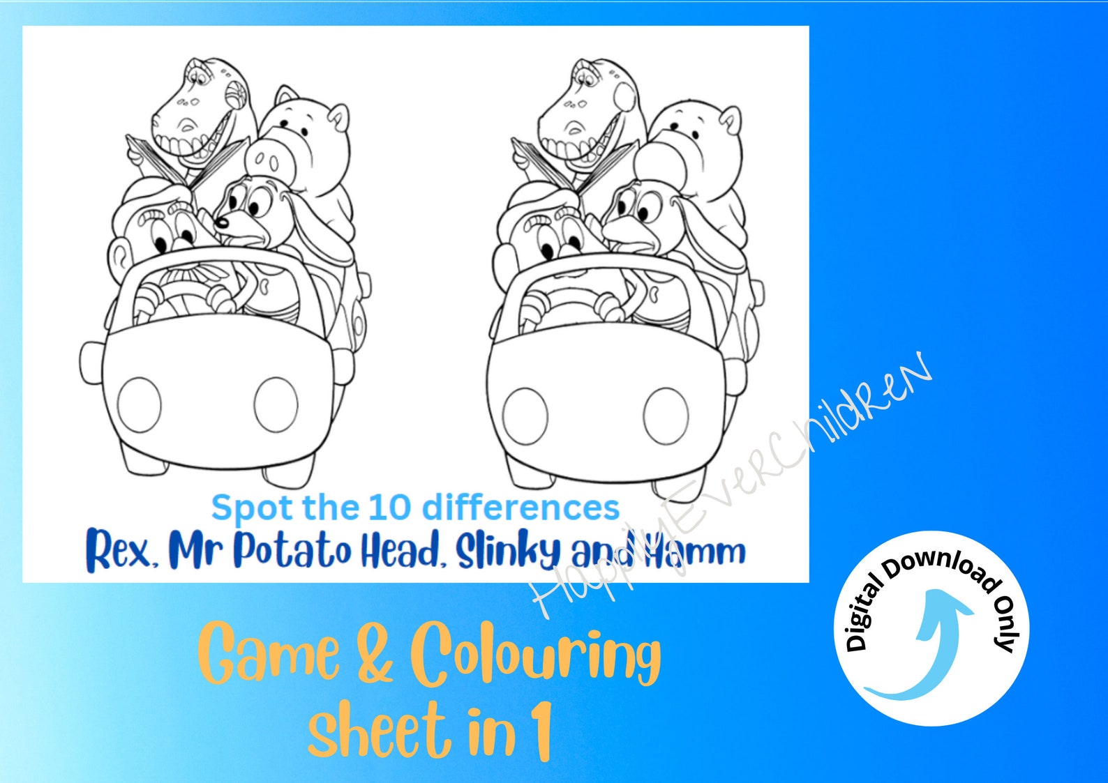 Spot the Differences Activity Page, Spot the Difference, Spot the ...