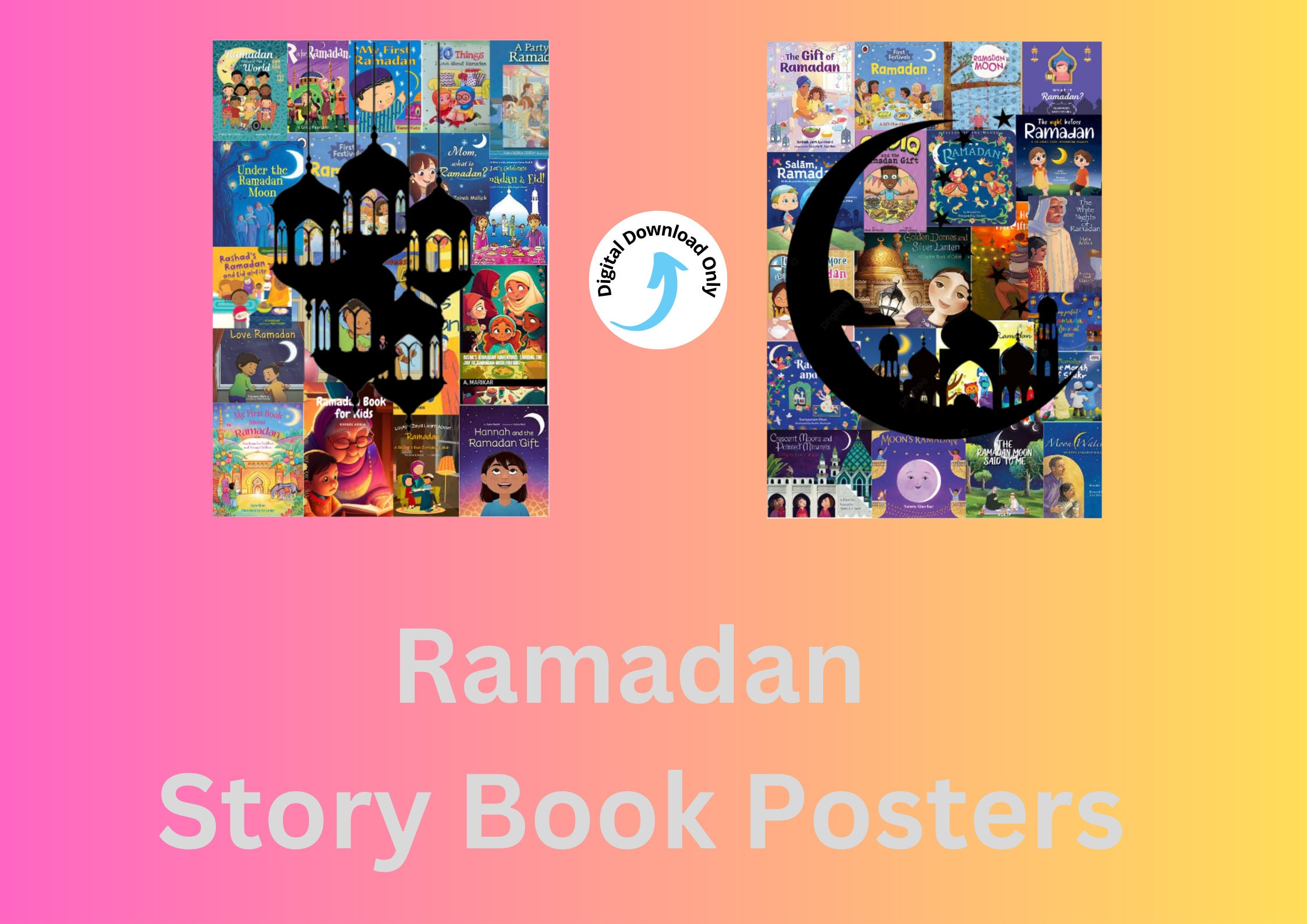 Ramadan Story Book Posters, Digital Book Display, Book Week, Ramadan ...