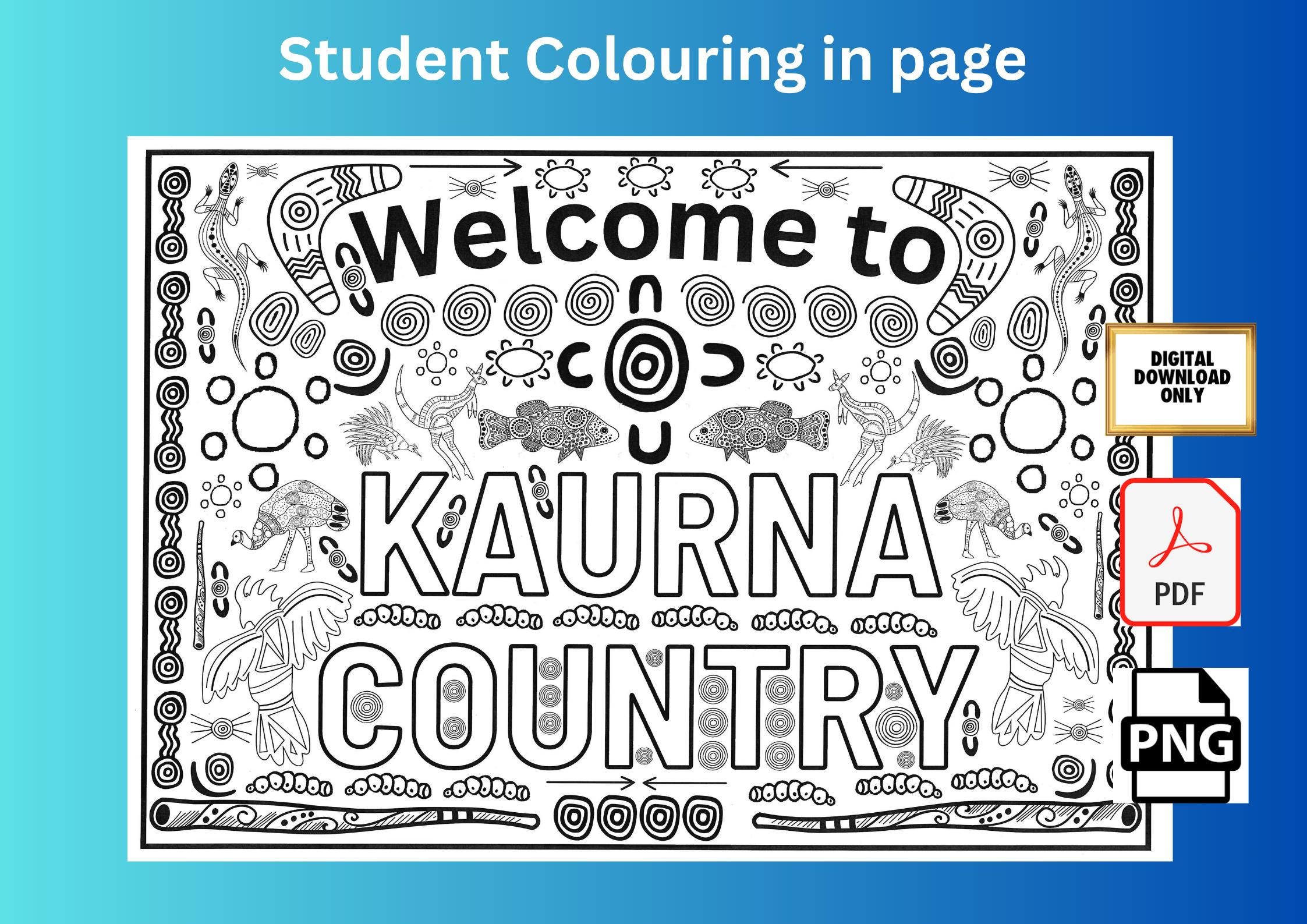 Welcome to Kaurna Country Printable Collaborative Classroom Mural ...