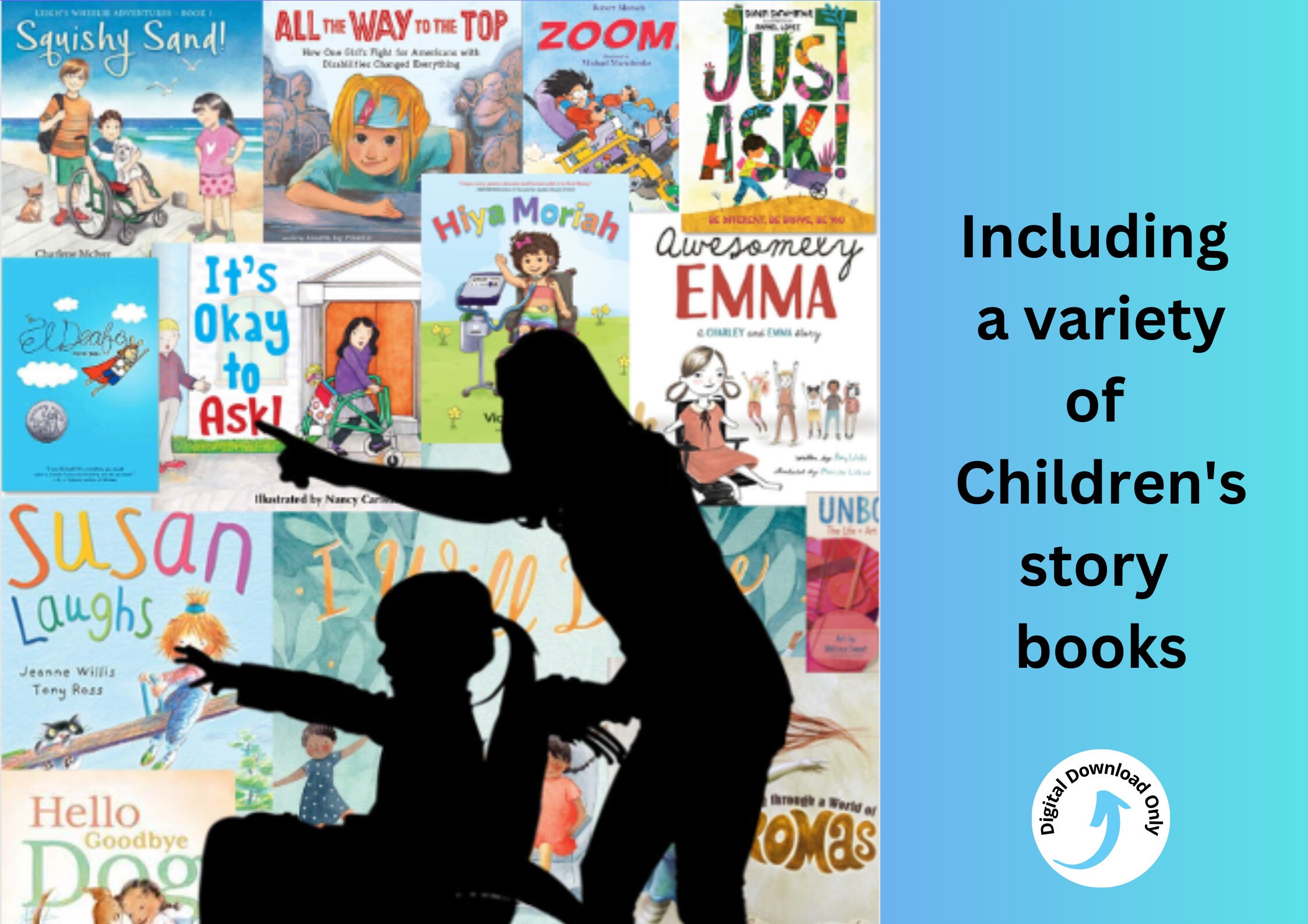 Disability Story Book Posters, Book Week Resources, Library Display ...
