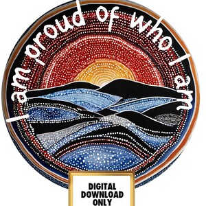 Indigenous Style Affirmation Cards for Classroom. Aboriginal Dot ...