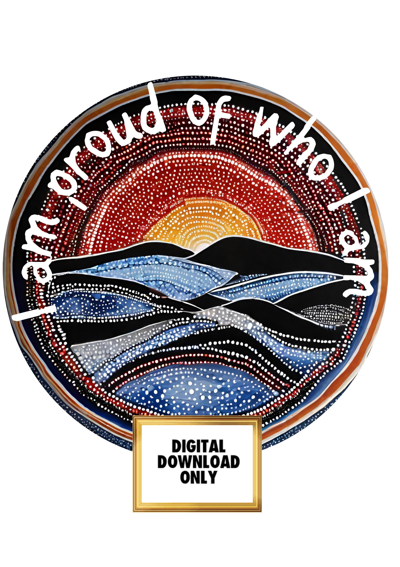 Indigenous Style Affirmation Cards for Classroom. Aboriginal Dot ...