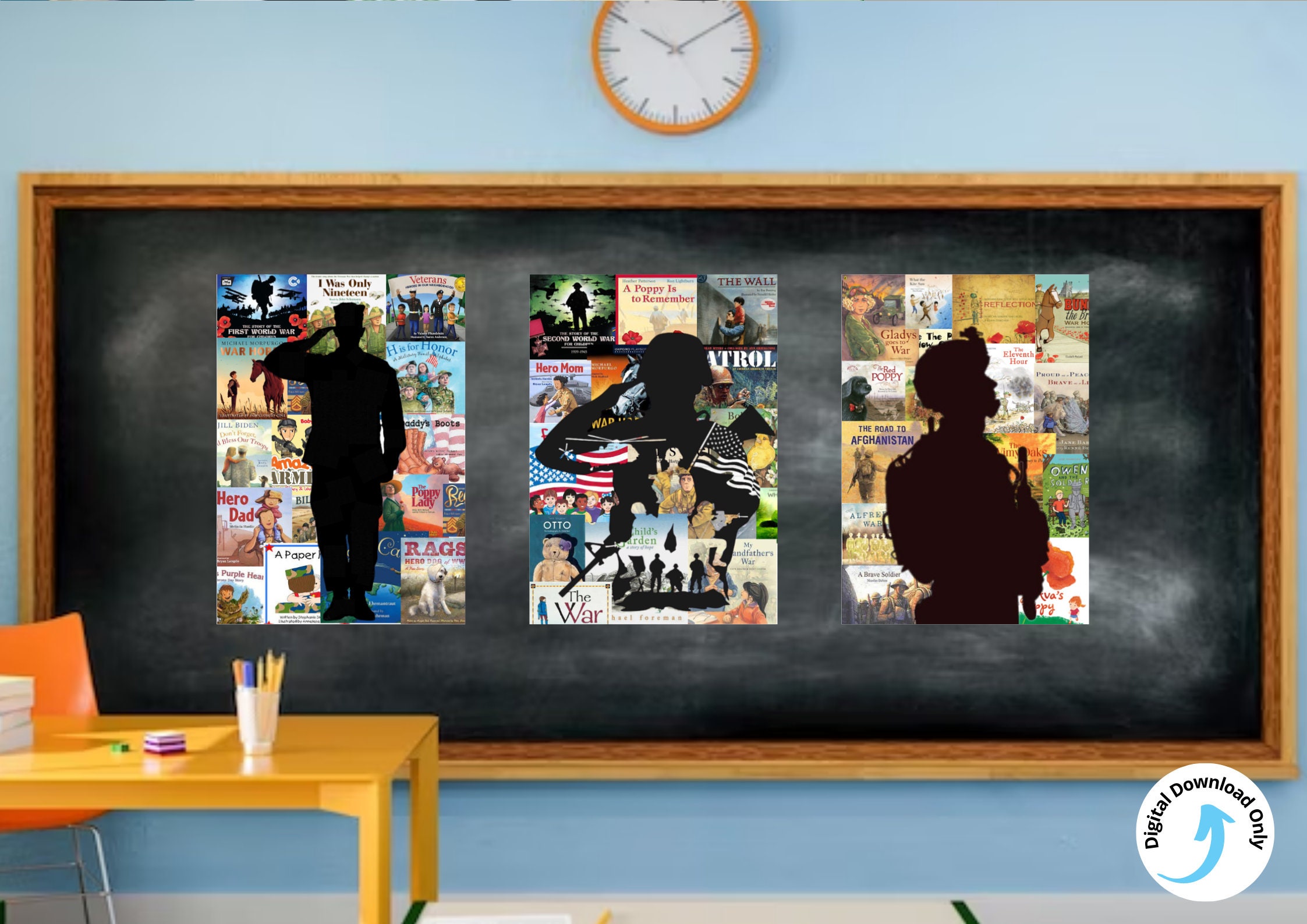 War History Story Book Posters Library Posters Book Week - Etsy