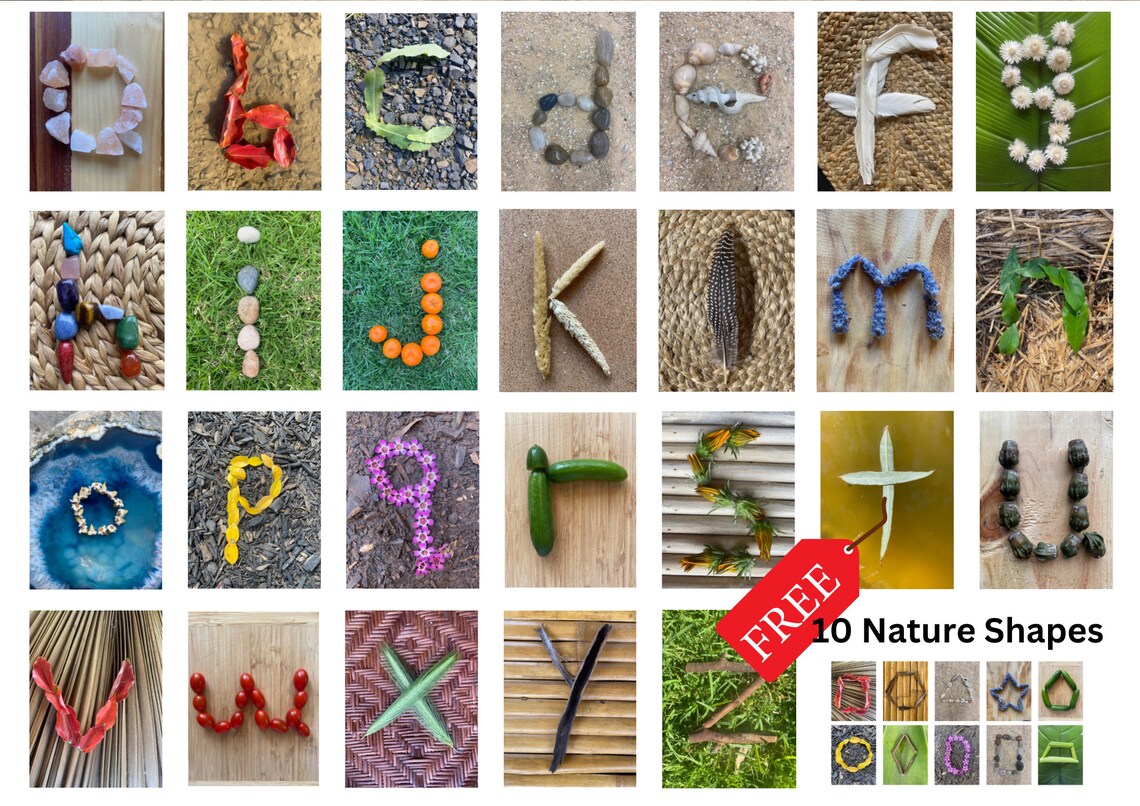 Alphabet Letters, Alphabet Posters, Natures, Alphabet, Natural, Nature ...