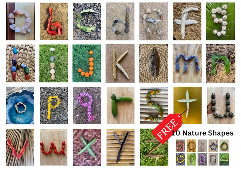 Alphabet Letters, Alphabet Posters, Natures, Alphabet, Natural, Nature ...