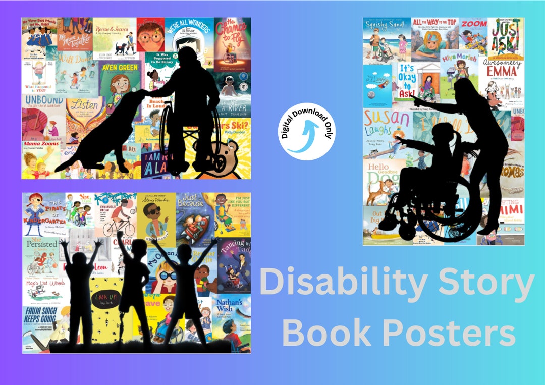 Disability Story Book Posters, Book Week Resources, Library Display ...