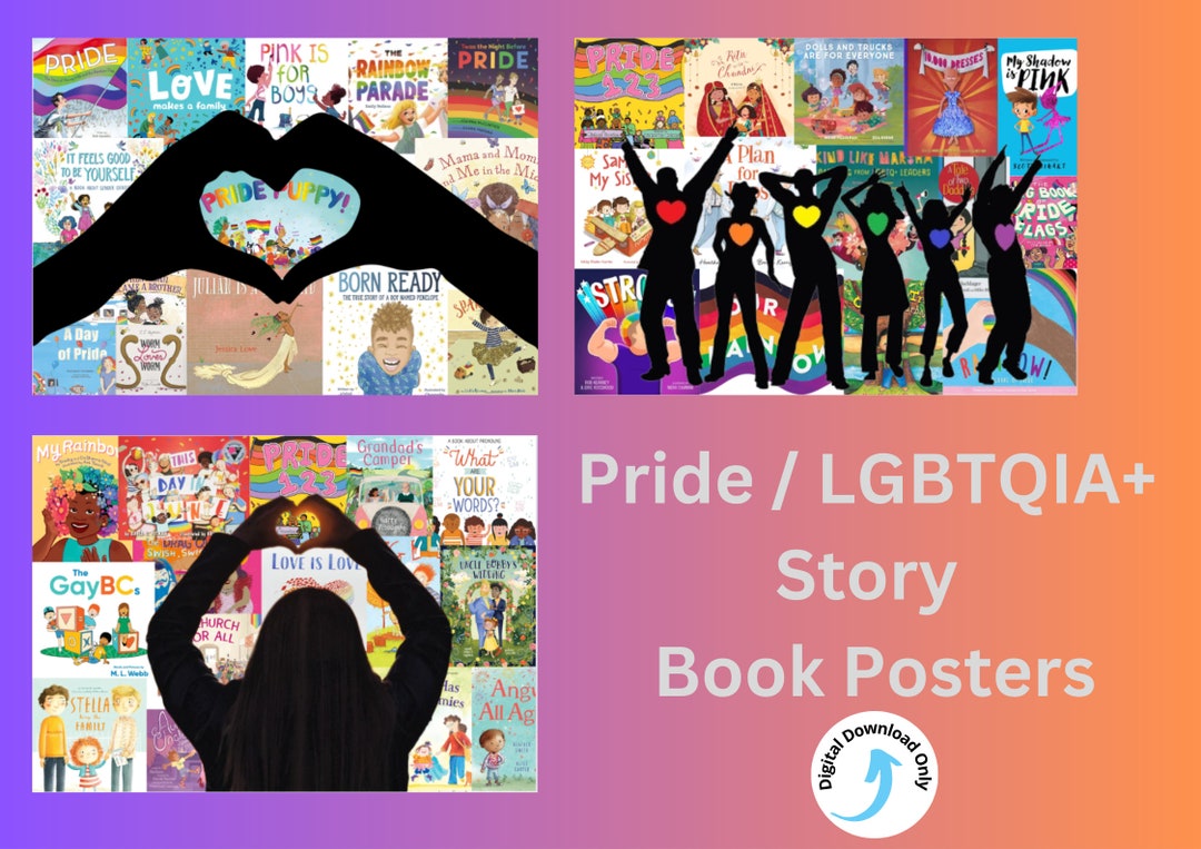 Pride/lgbtqia+ Story Book Posters, Book Week, Classroom Book Posters ...