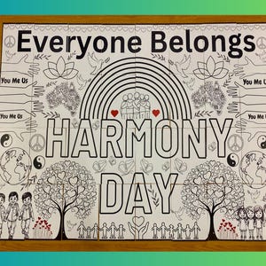 Harmony Day Printable Classroom Mural, Collaborative Student Mural ...