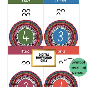 Indigenous Numbers 1-20 Flash Cards, Aboriginal Numbers Printable ...