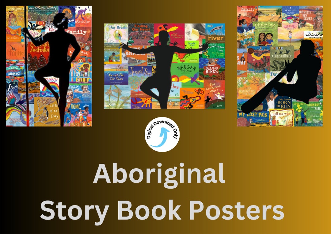 Aboriginal Story Book Posters, Printable Book Display, First Nations ...