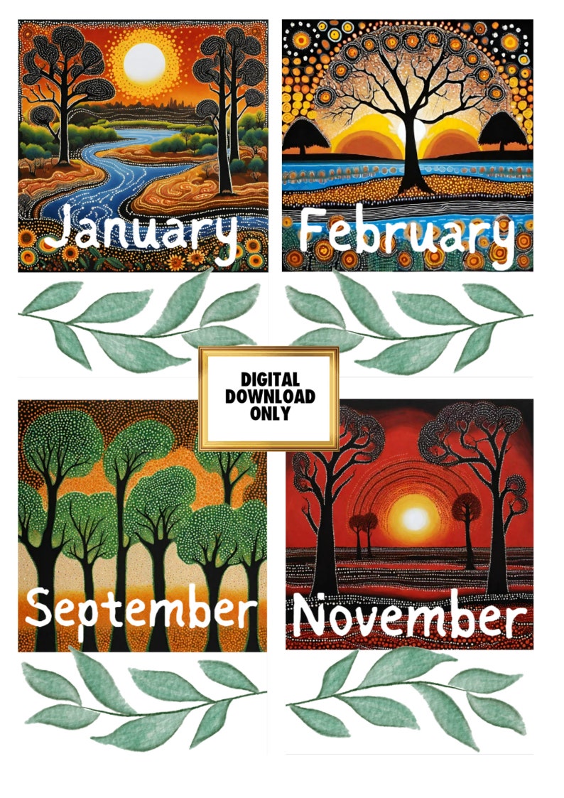 Indigenous Birthday Display for Classroom. Aboriginal Dot Painting ...