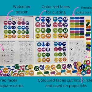 Feelings and Emotions Classroom Bundle, Printable Emotion Resources for ...