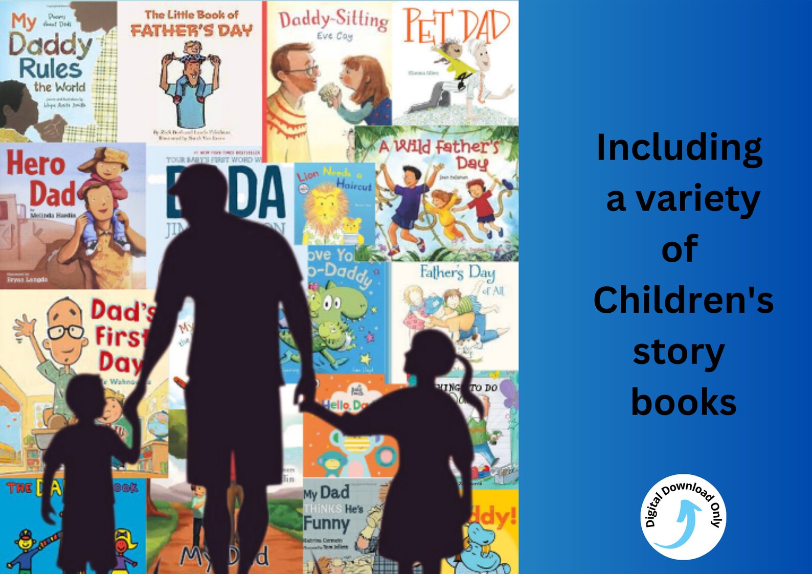 Fathers Day Story Book Posters Dad Books for Children - Etsy