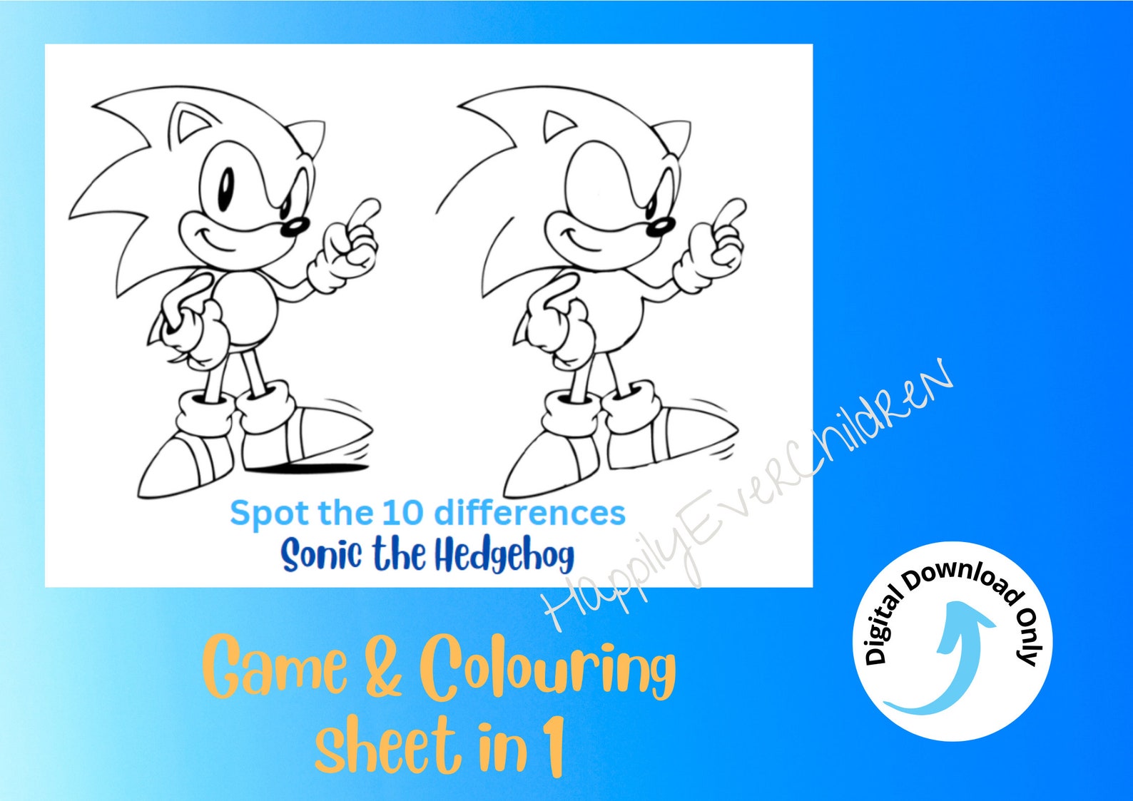 Spot the Difference Activity Page, Spot the Difference, Spot the ...