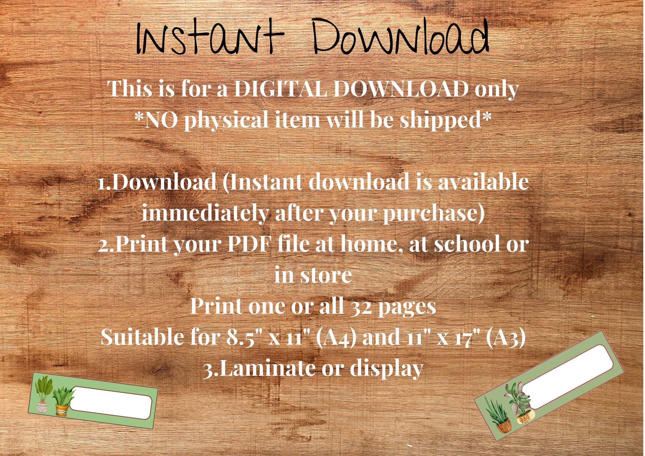 Neutral Boho Classroom Labels Printable Name Plates Boho for - Etsy