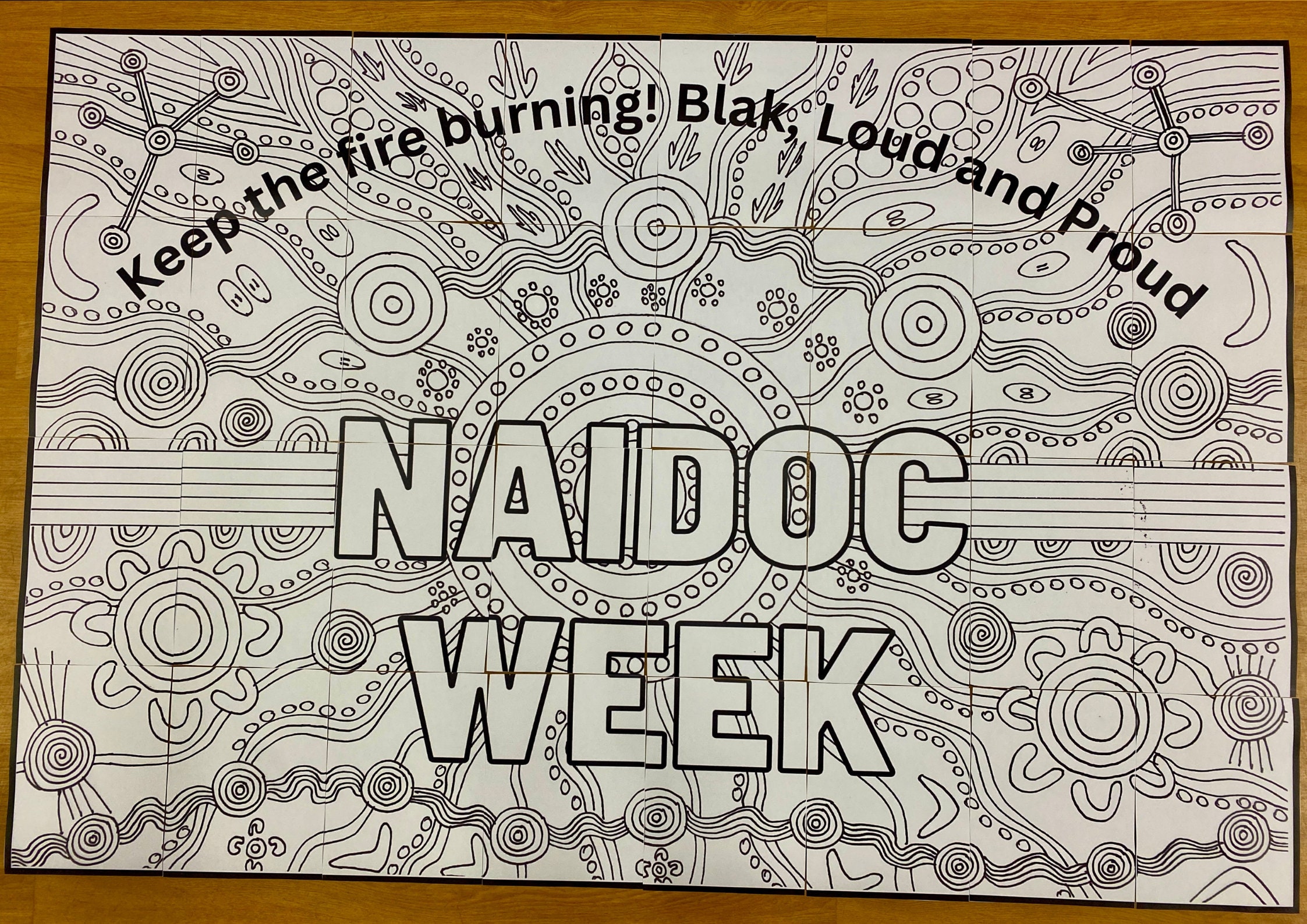 NAIDOC WEEK 2024, Collaborative Mural, Indigenous Classroom Mural ...