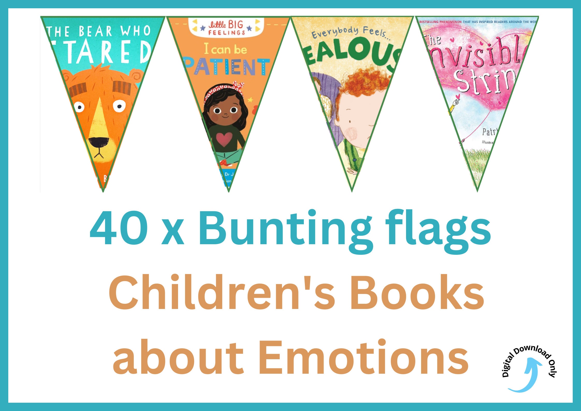 Classroom Bunting, Children's Books About Emotions, Bunting Banners ...