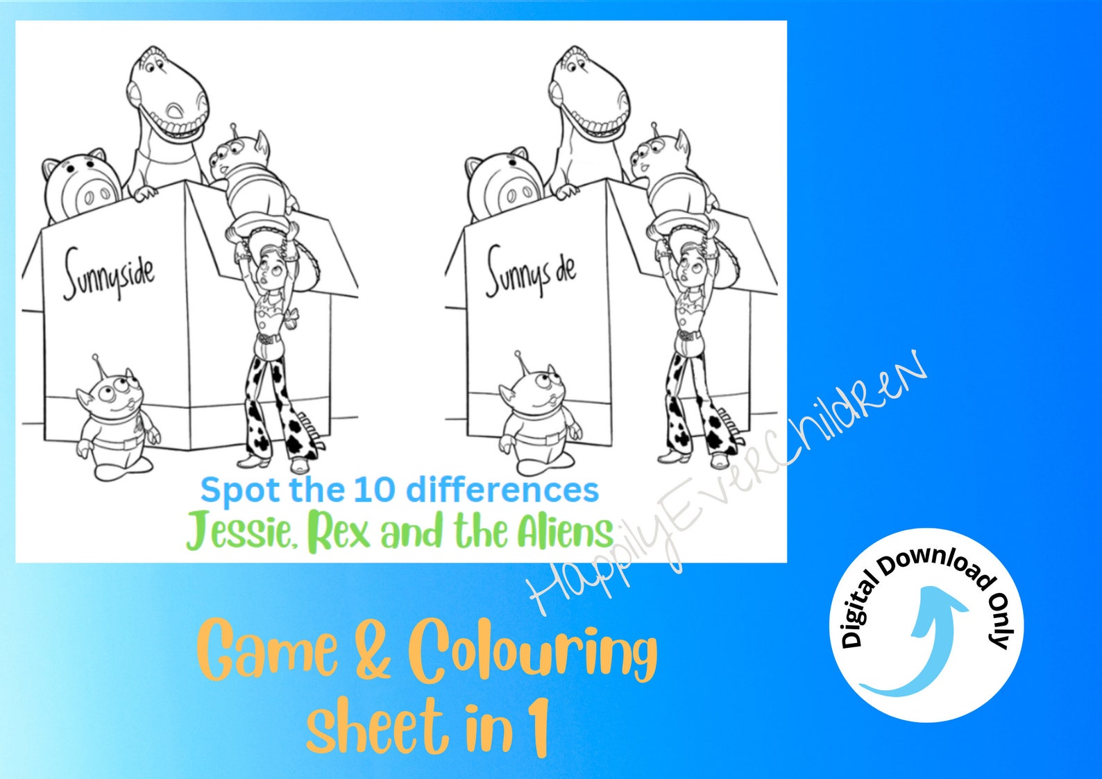 Spot the Differences Activity Page, Spot the Difference, Spot the ...