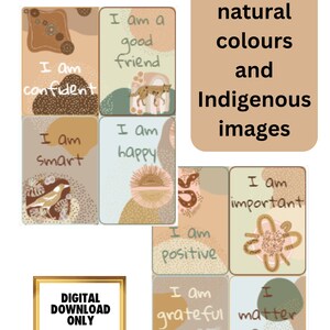 Indigenous Affirmation Flash Cards and Posters, Printable Classroom ...