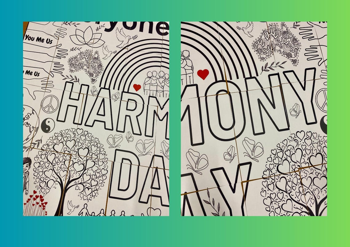 Harmony Day Printable Classroom Mural, Collaborative Student Mural ...