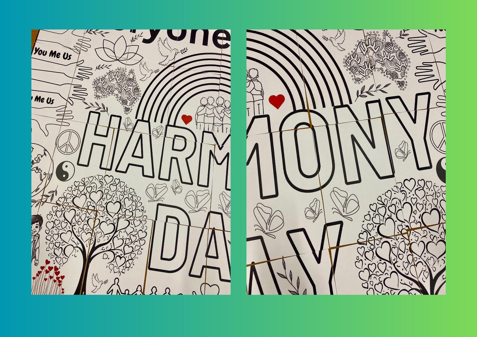 Harmony Day Printable Classroom Mural, Collaborative Student Mural ...