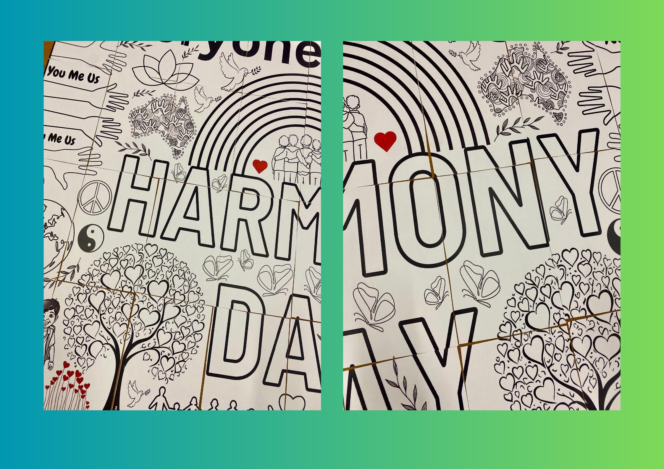 Harmony Day Printable Classroom Mural, Collaborative Student Mural ...