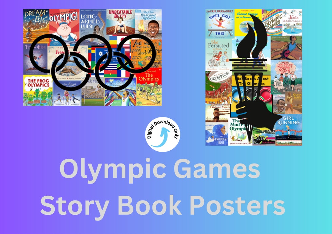 Olympics Story Book Posters Printable Olympics Resources - Etsy