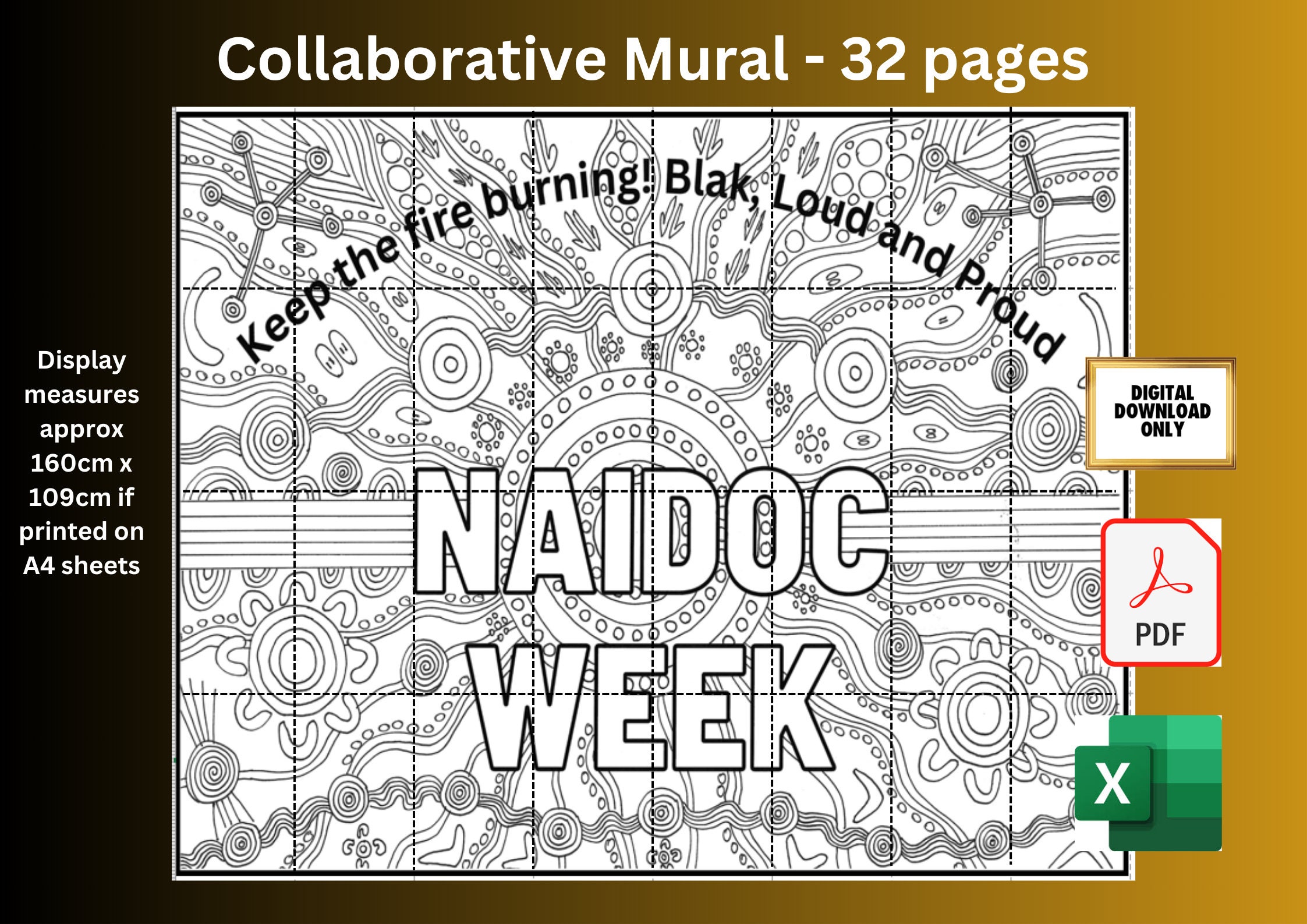 NAIDOC WEEK 2024, Collaborative Mural, Indigenous Classroom Mural ... NAIDOC WEEK 2024, Collaborative Mural, Indigenous Classroom Mural ...