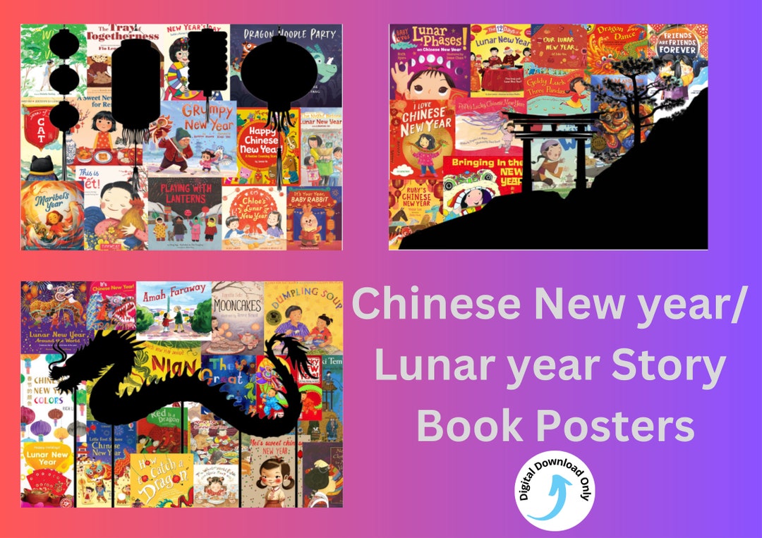 Chinese New Year Story Book Posters, Lunar Year Books, Boo Week ...