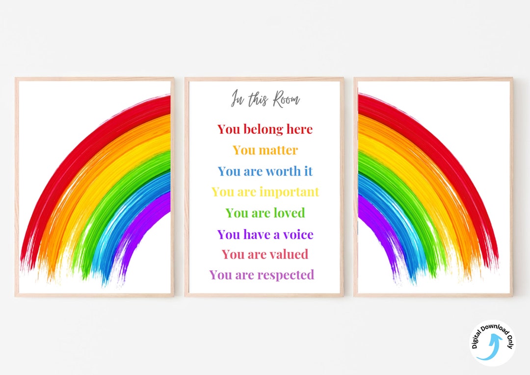 Inclusive Classroom Decor, Diversity Classroom Poster, Inclusion ...