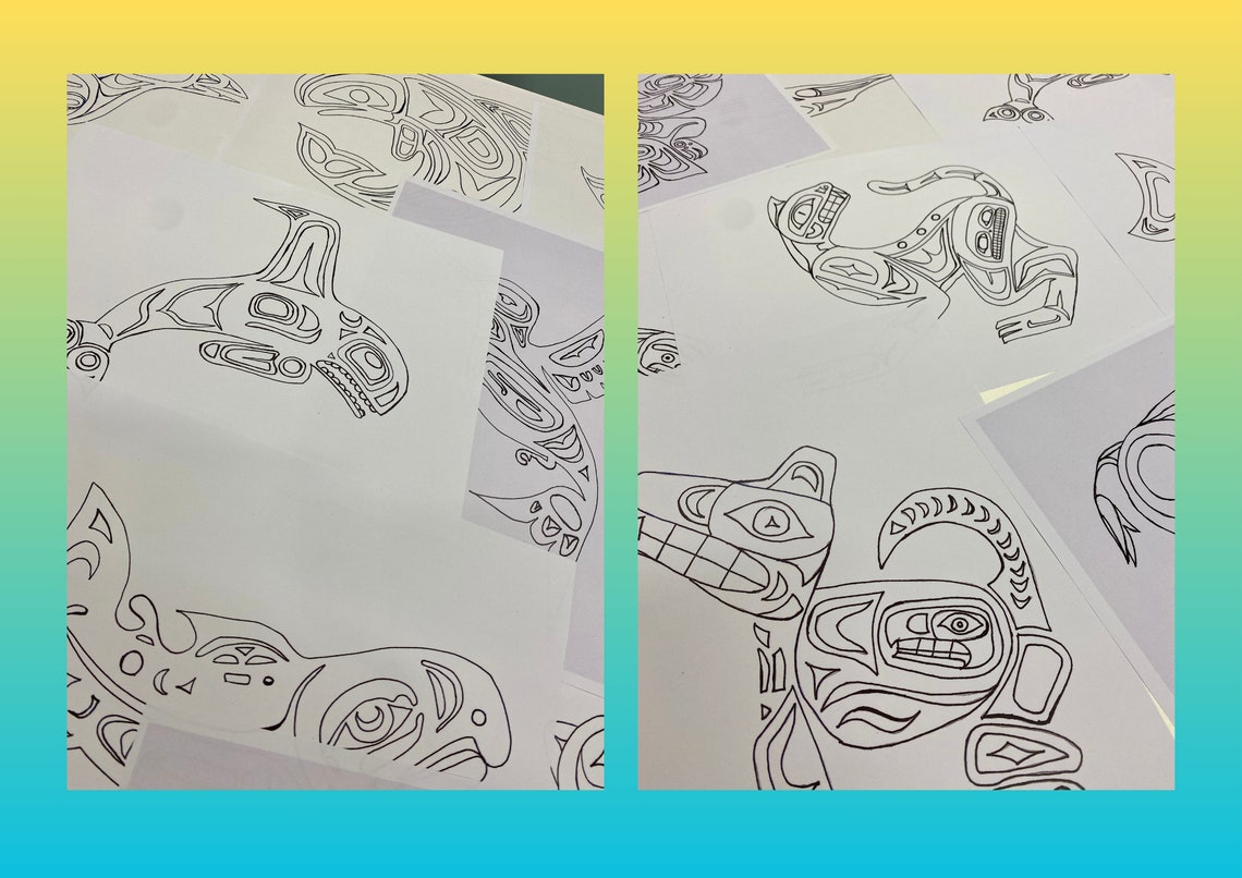 Indigenous Spirit Animal Colouring Pages, Printable Resources, American ...