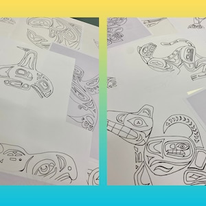 Indigenous Spirit Animal Colouring Pages, Printable Resources, American ...