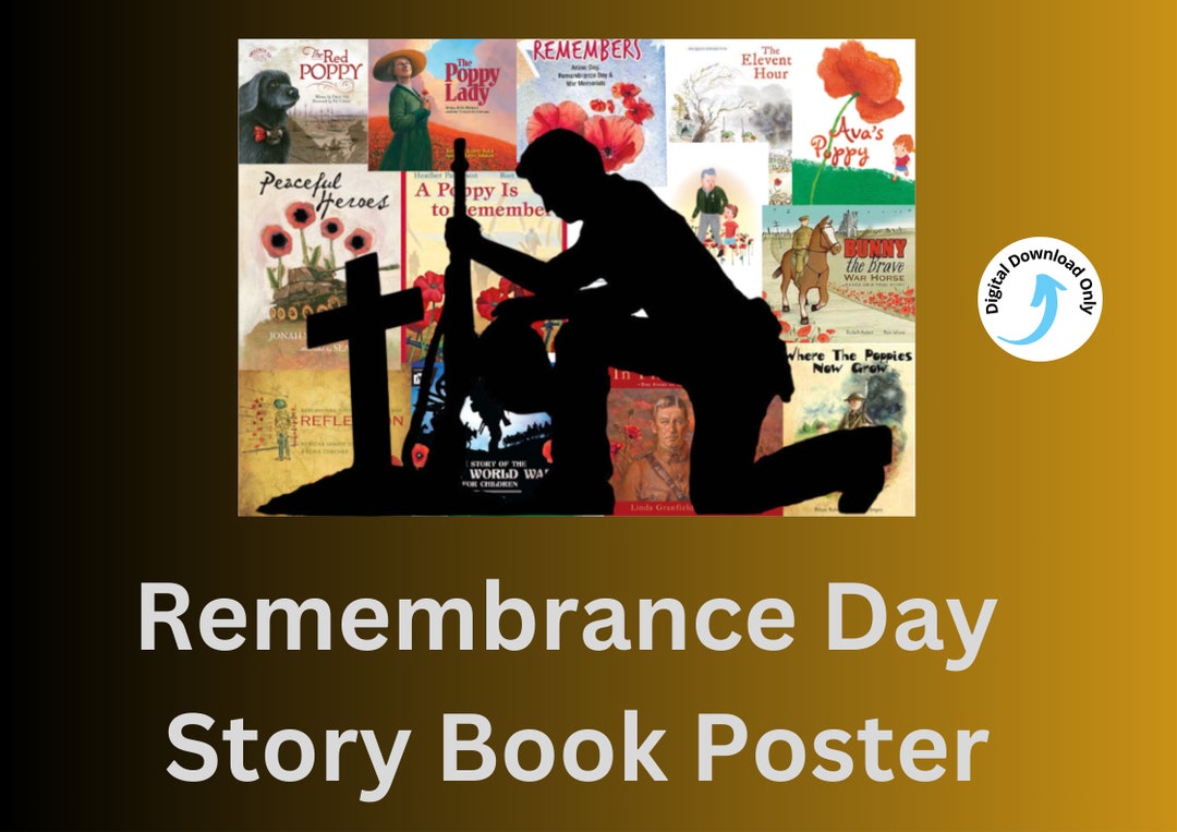 Remembrance Day Story Book Posters, Book Week, War Story Poster ...
