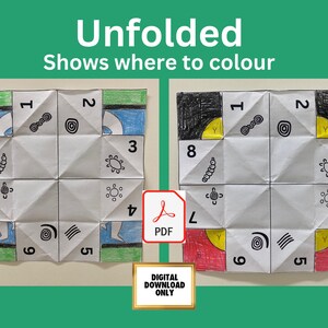 Aboriginal & Torres Strait Islander Cootie Catchers, Aboriginal Flag ...