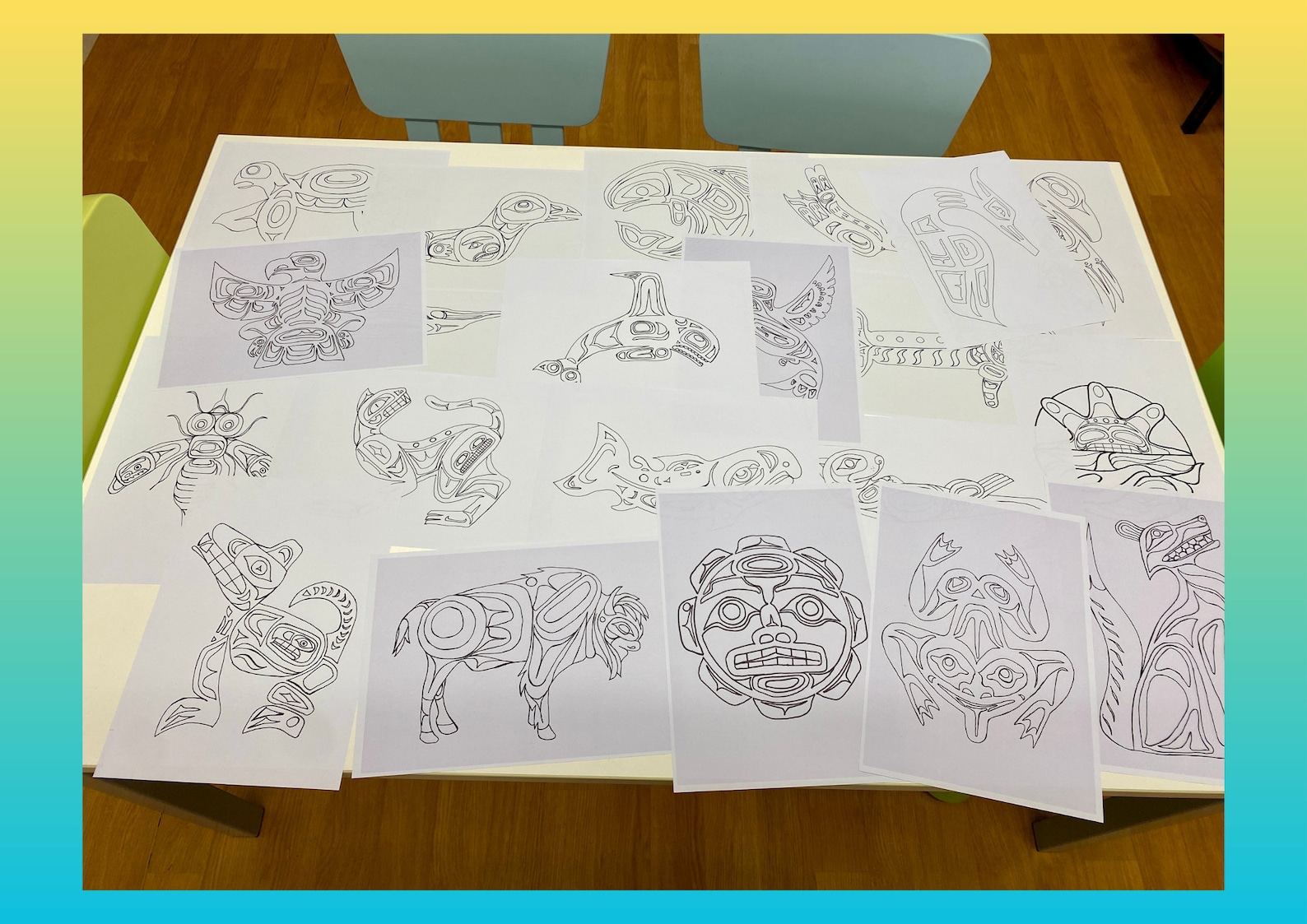 Indigenous Spirit Animal Colouring Pages, Printable Resources, American ...