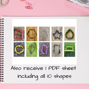 Nature Shapes Printable Posters, Nature Shapes Digital Download, Nature ...