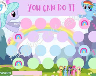 My Little Pony Reward Chart - Etsy Australia