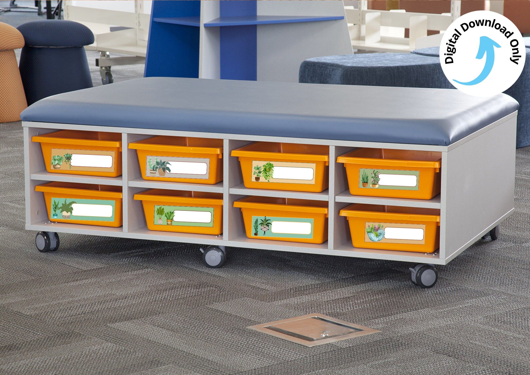 Neutral Boho Classroom Labels, Printable Name Plates, Boho for the ...