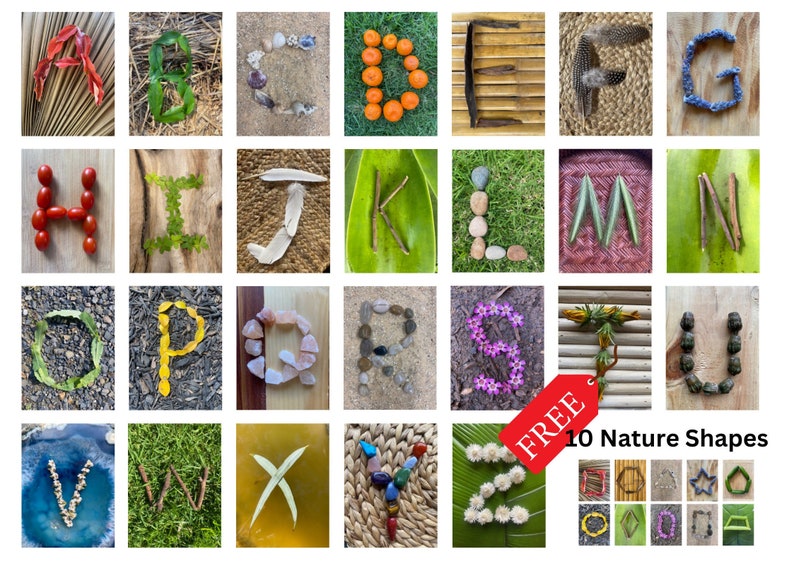 Alphabet Letters, Alphabet Posters, Natures, Alphabet, Natural, Nature ...