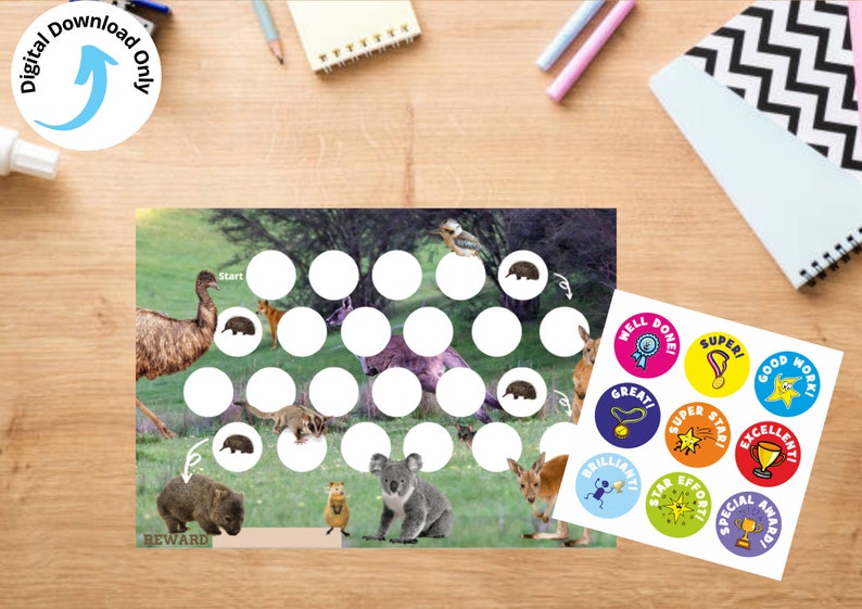 Reward Chart Printable, Reward Chart for Kids, Reward Chart Toddler ...