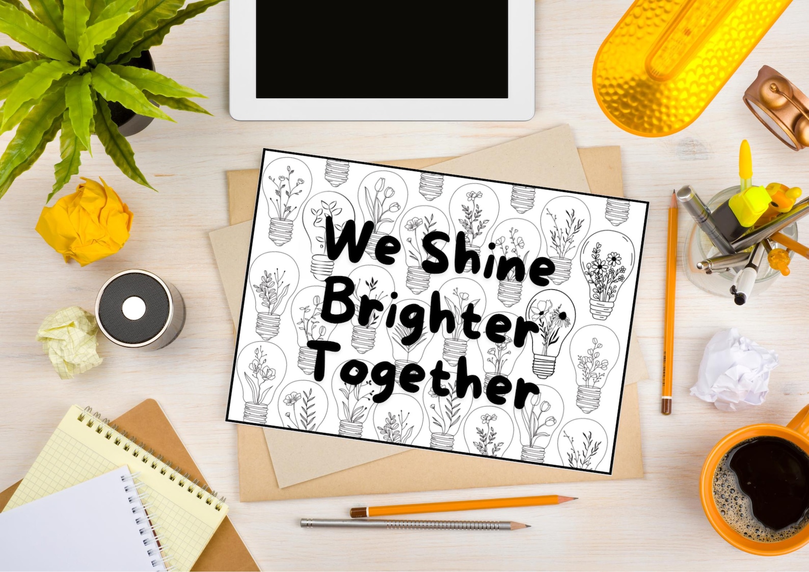 Student Collaborative Mural, We Shine Brighter Together, Classroom ...