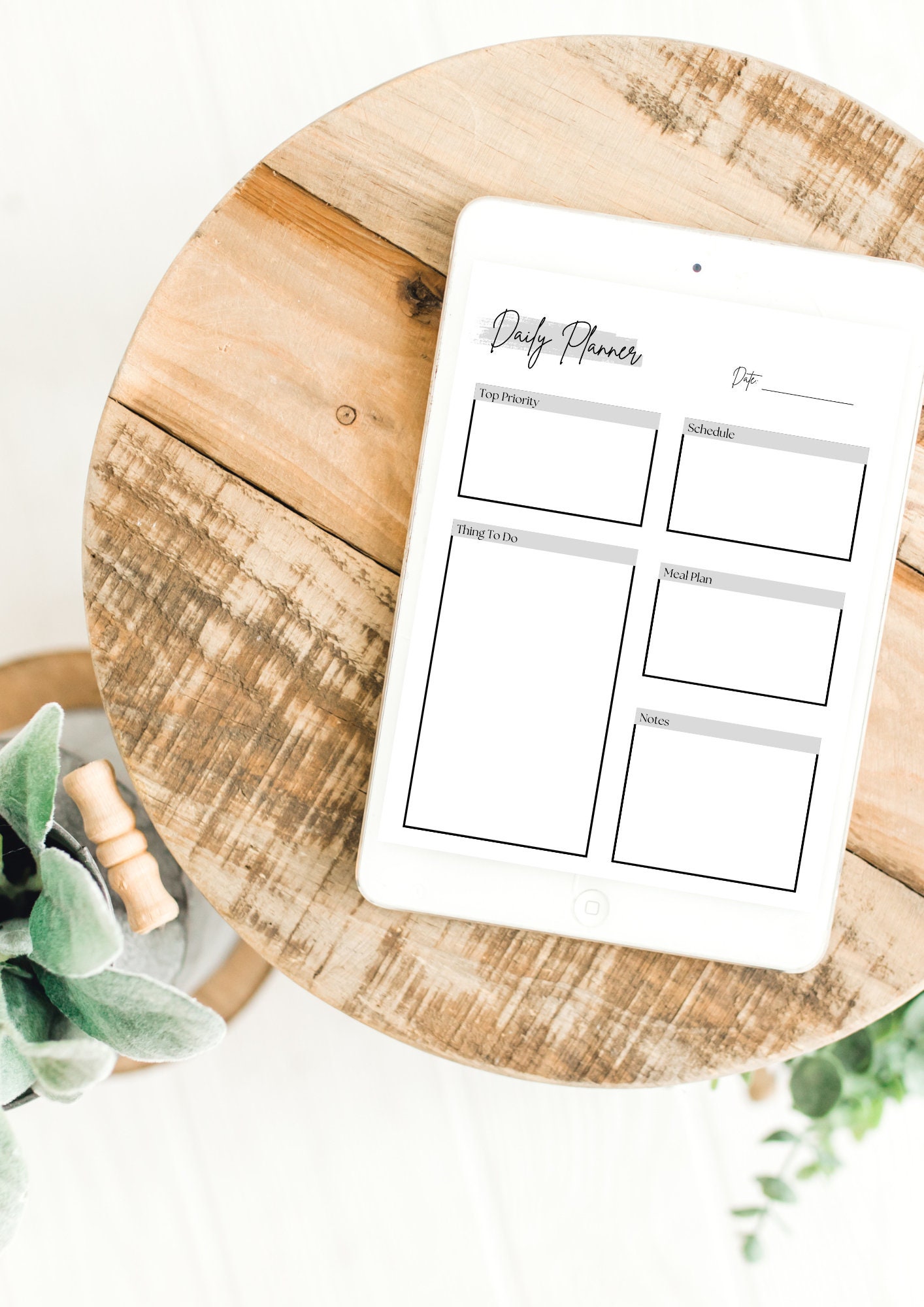 Daily Check in Journal, Daily Gratitude Journal Printable, Daily ...