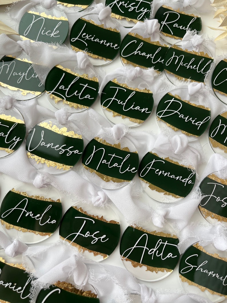 Acrylic Wedding Place Cards, Wedding Place Cards, Acrylic Place Cards ...