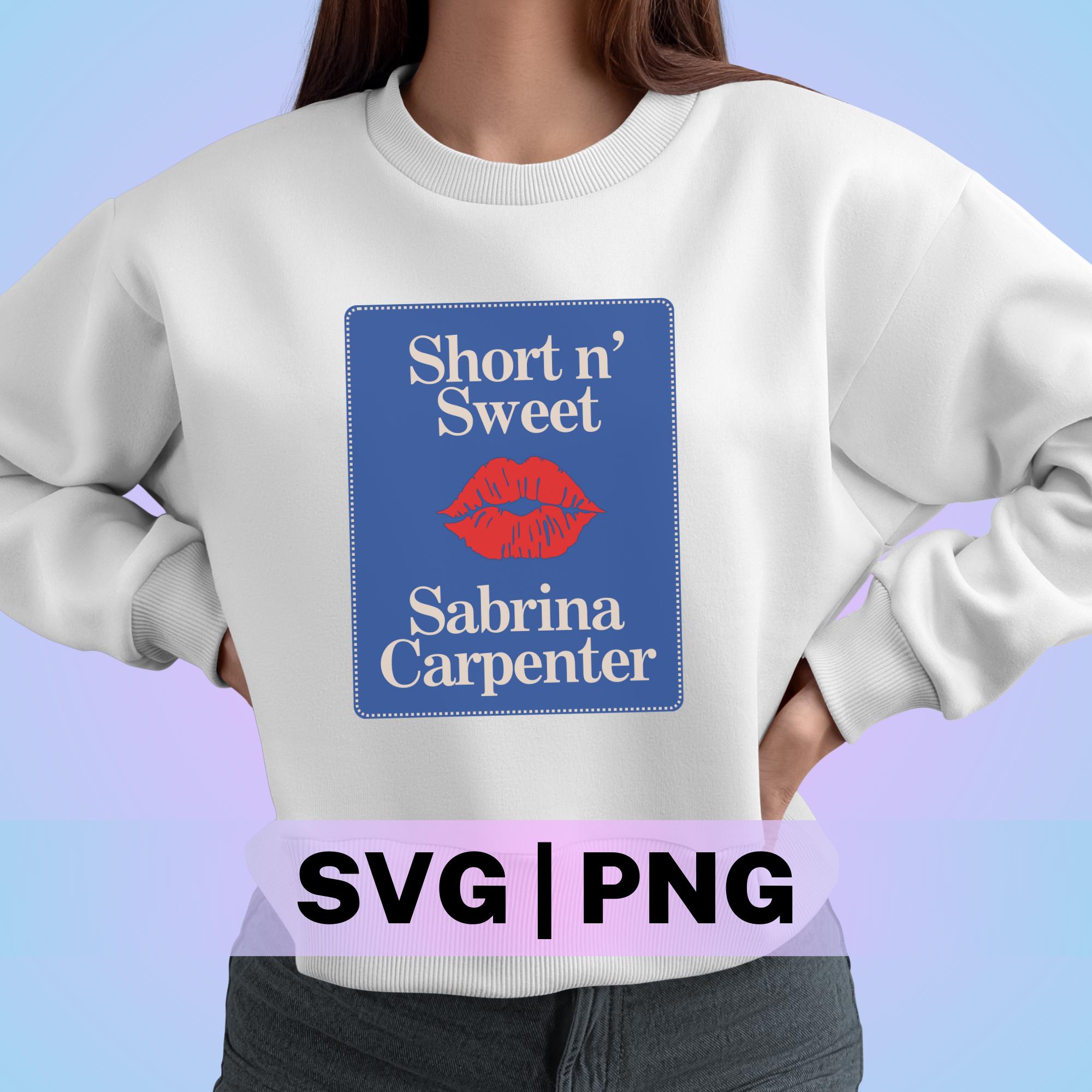 Short N' Sweet Card SVG PNG, Sabrina Carpenter Album Art, Vinyl Cutting ...