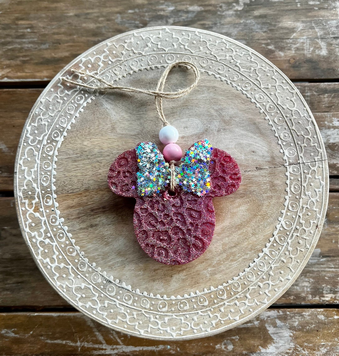 Minnie Mouse Leopard Glitter Freshie - Etsy