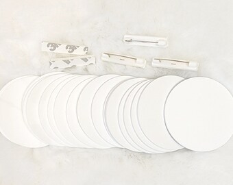 Blank Sublimation Button Pins Etsy